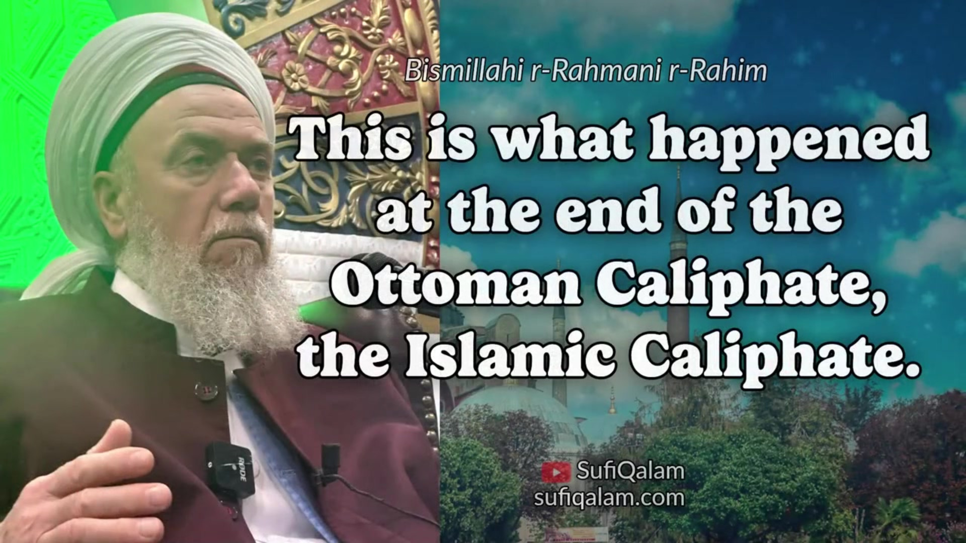 This is what happened at the end of the Ottoman Caliphate, the Islamic ...