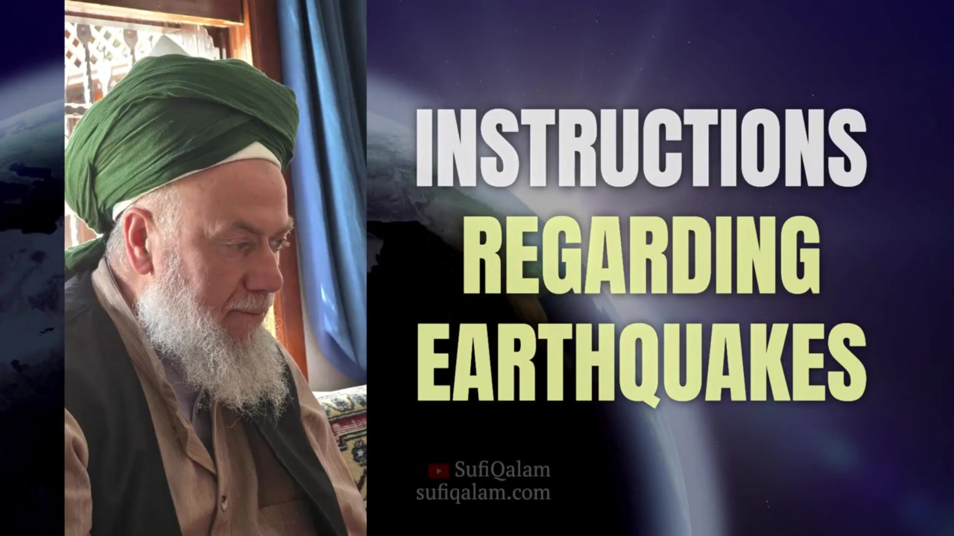 Instructions Regarding Earthquakes | Protection From Calamities ...